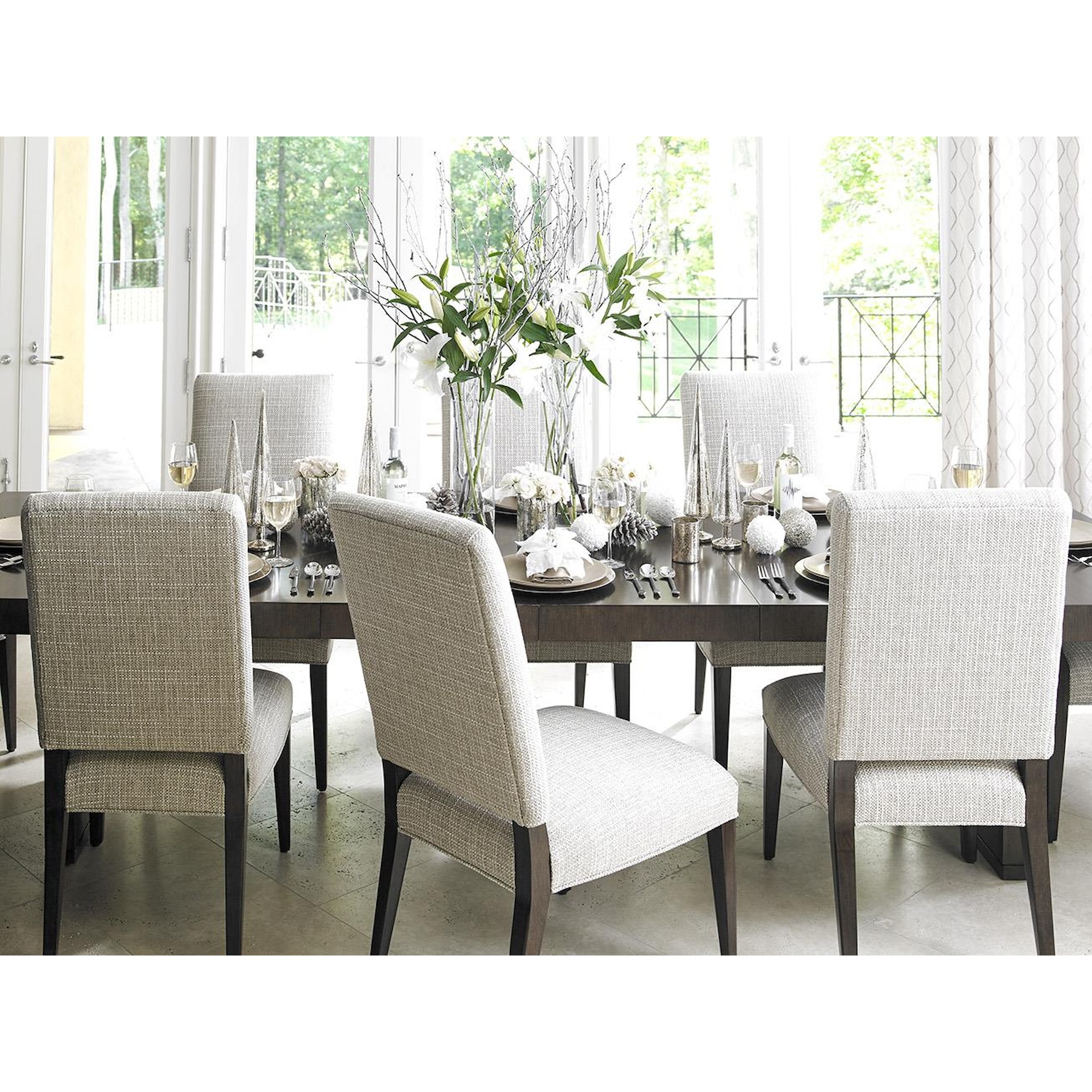 Lexington LAUREL CANYON 721-877 San Lorenzo Rectangular Dining Table | Baer's Furniture | Table ...